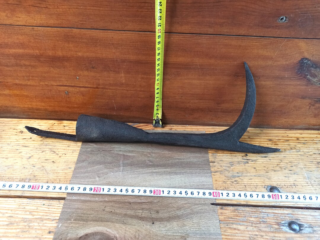 Antique Forged Hook From the 19th Century. Hook for Rafting on Mountain ...