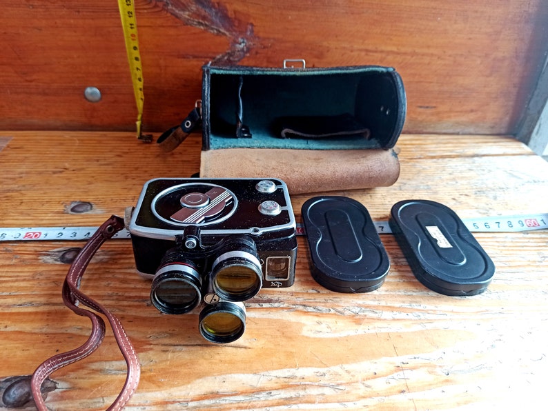 Vintage Mechanical Movie Camera on Film - "screen". 60s Cinematography ...