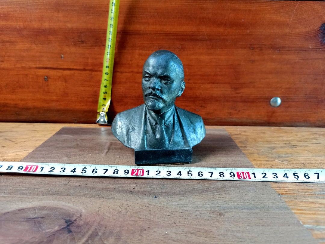 Vintage Bust of Lenin. Vintage Figure of Lenin. Lenin Monument. Lenin ...