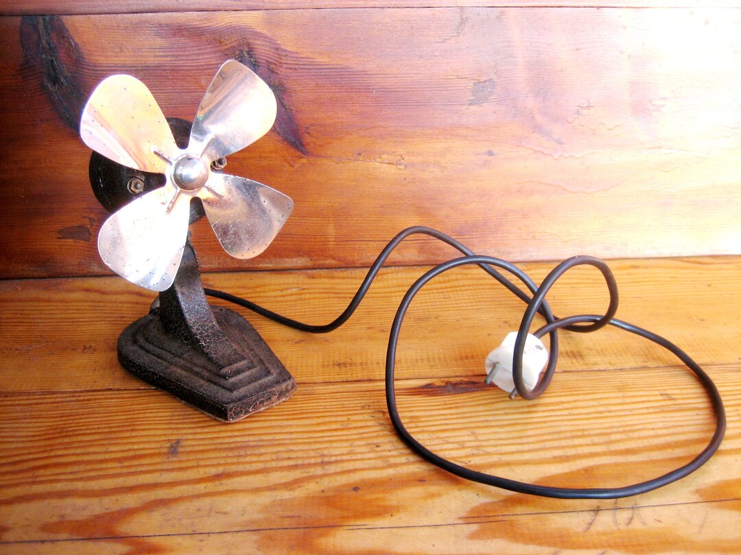 Antique Desktop Electric Fan of the Mid-20th Century From the USSR ...