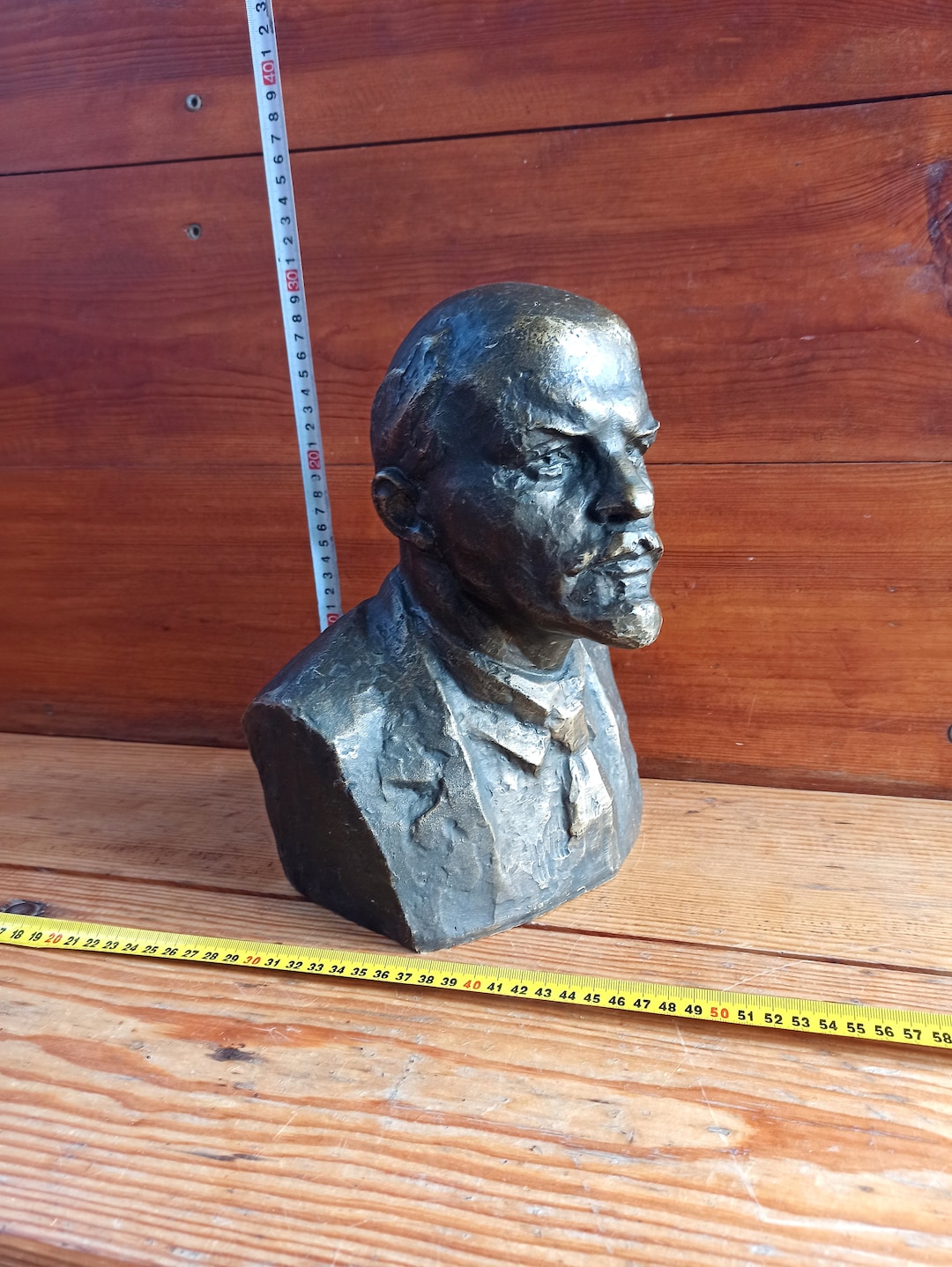 Vintage Bust of Lenin. Vintage Figure of Lenin. Lenin Monument. Lenin ...