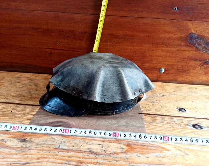 Vintage Soviet Miner's Helmet From the 1930s. Miner's Clothing. Safety ...