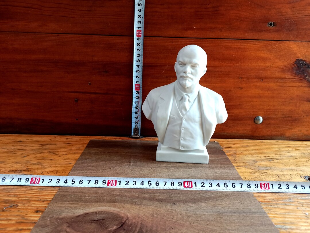 Vintage Bust of Lenin. Vintage Figure of Lenin. Lenin Monument. Lenin ...