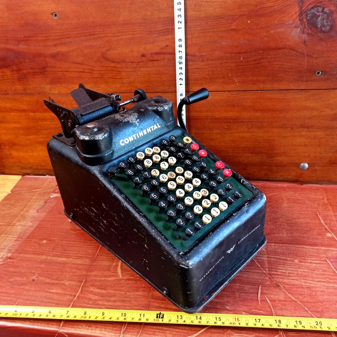 Vintage Mechanical Cash Register From Continental for Restoration ...