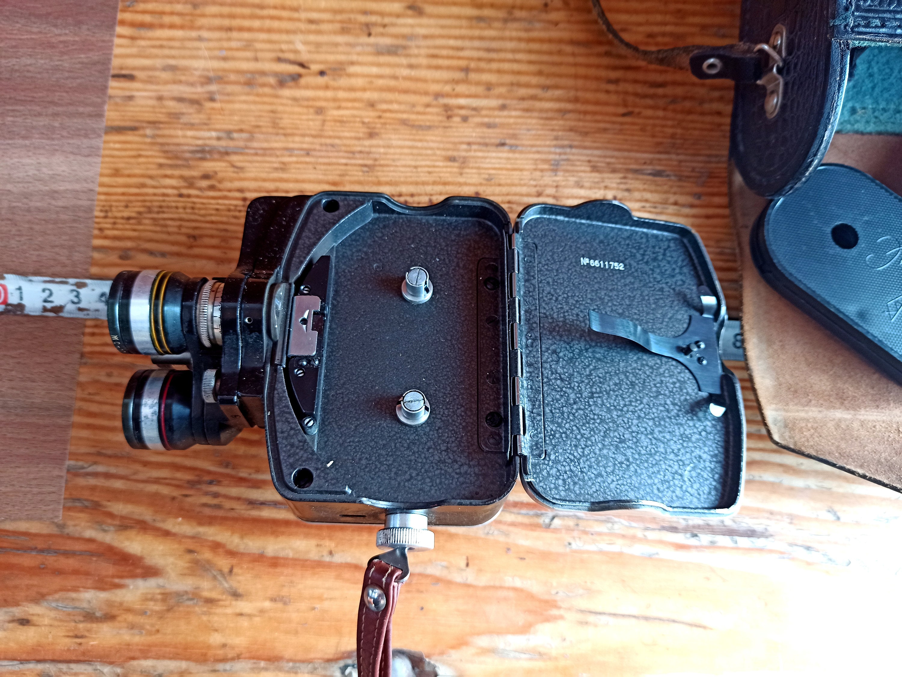 Vintage Mechanical Movie Camera on Film - "screen". 60s Cinematography ...