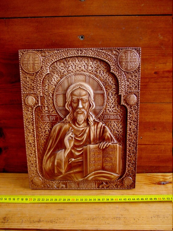 Russian Orthodox Icon Jesus Christ. Orthodox Russian Icon of | Etsy