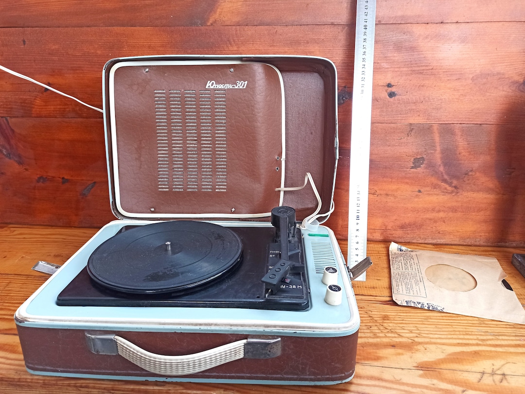 Vintage Soviet Tube Electric Turntable for Records - "youth - 301" of ...