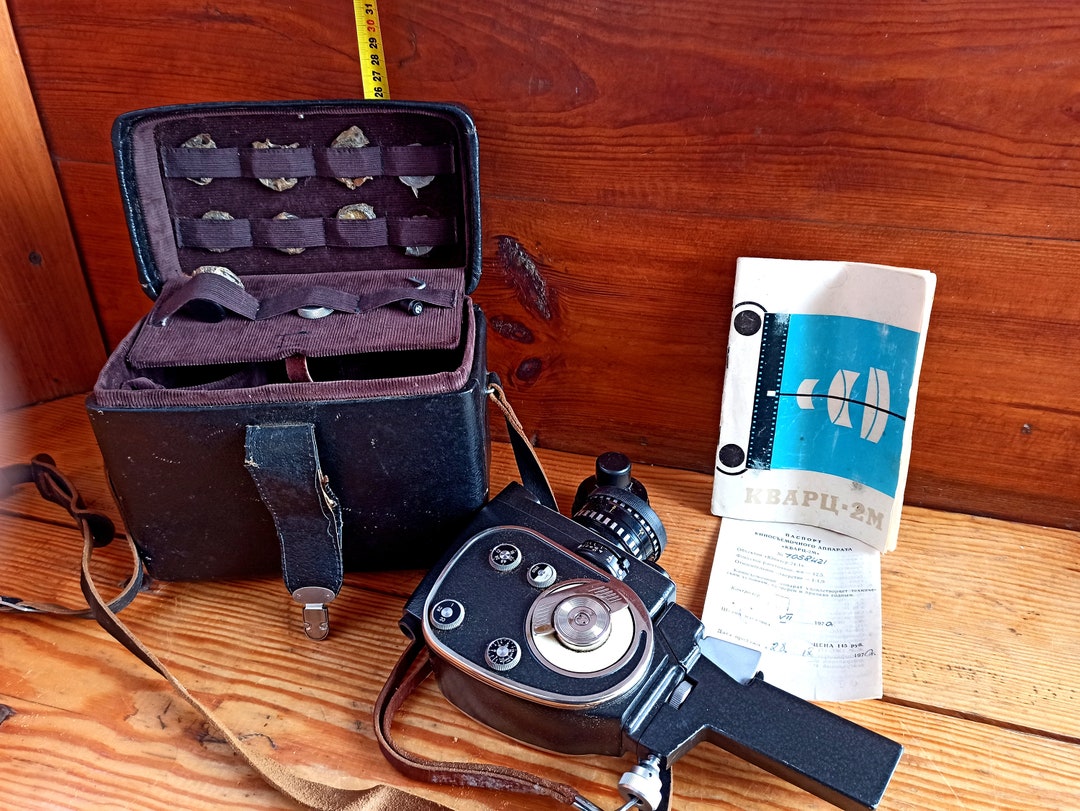 Vintage Mechanical Movie Camera "quartz 2-m". 1970 Mechanical Movie ...