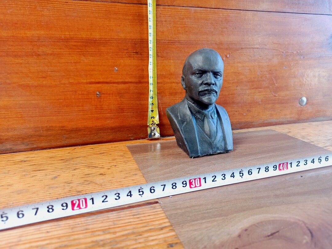 Vintage Bust of Lenin. Vintage Figure of Lenin. Lenin Monument. Lenin ...