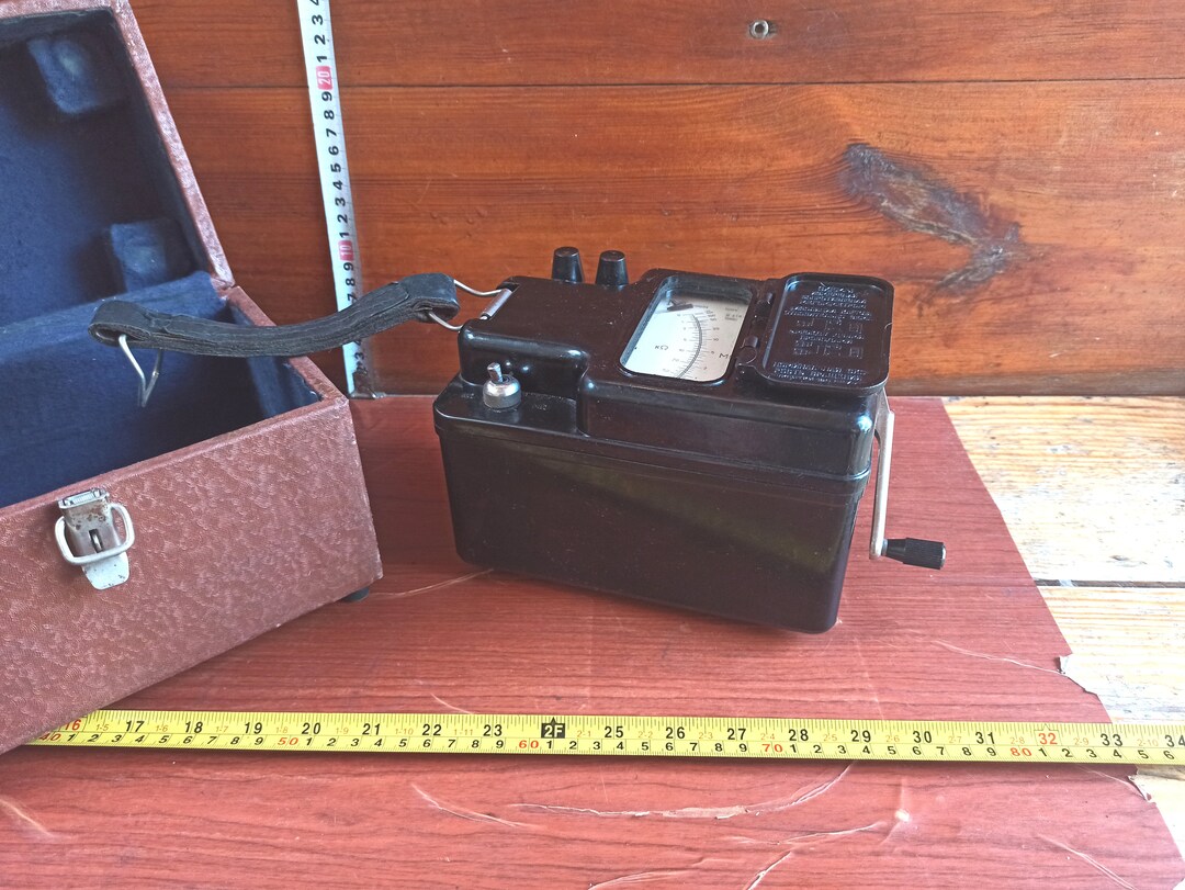 Vintage Army Device From the Cold War - Megohmmeter. Army Devices ...