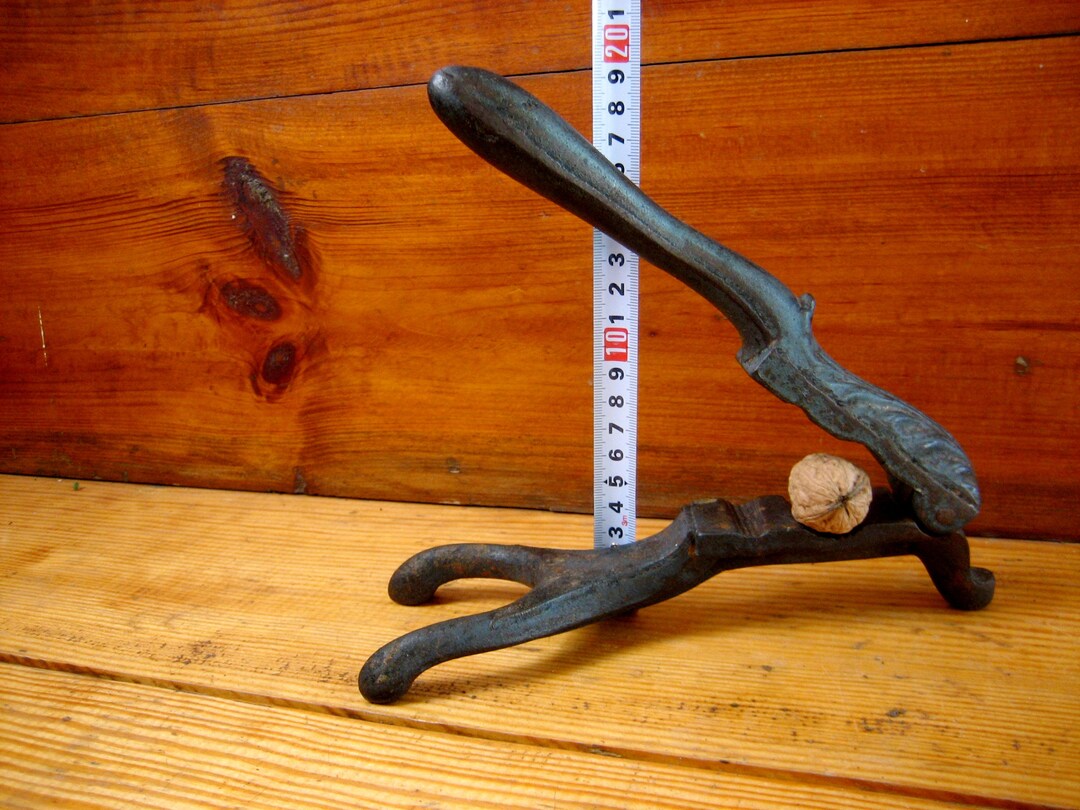 Antique Desktop Mechanical Machine for Cracking Nuts From Leather by ...