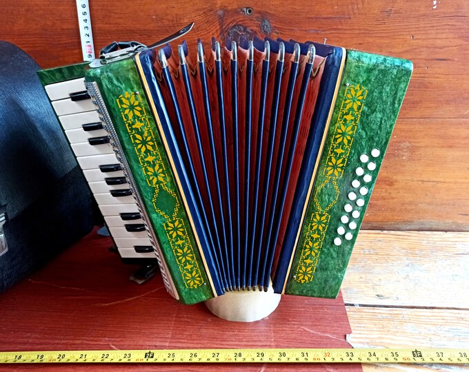 Vintage Children's Musical Instrument Accordion. Musical Instruments ...