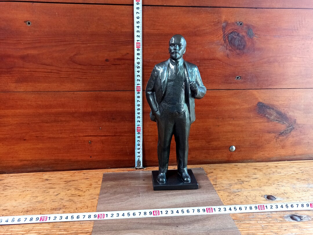 Vintage Bust of Lenin. Vintage Figure of Lenin. Lenin Monument. Lenin ...