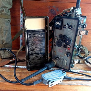 Vintage Army Radio Station of the USSR Airborne Troops - R-105. Soviet ...