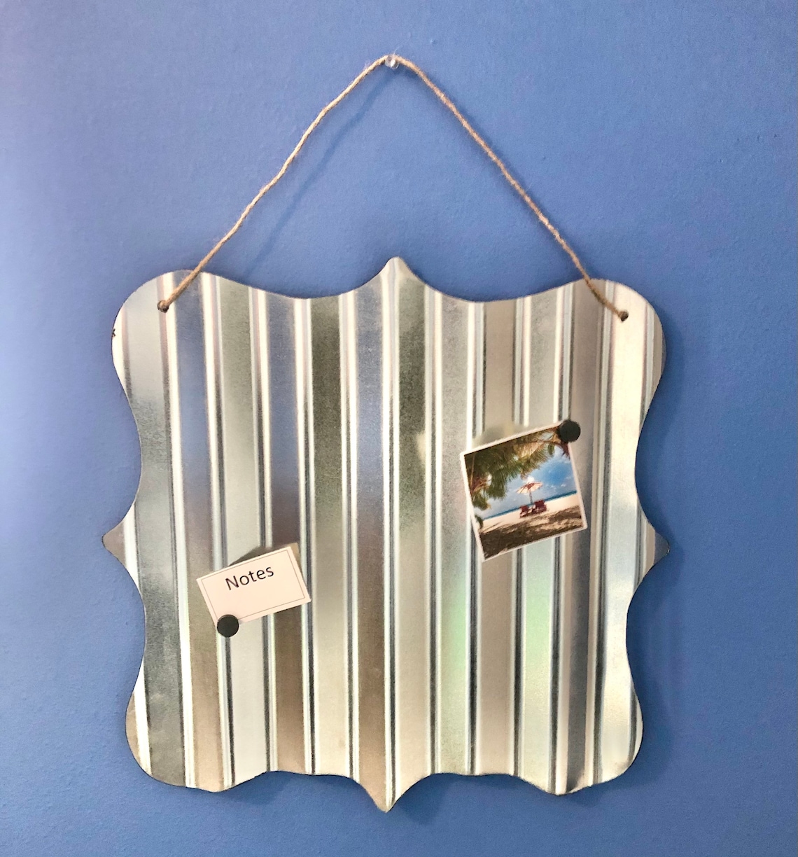 Magnetic Message Board Vision Board Bulletin Board Metal - Etsy