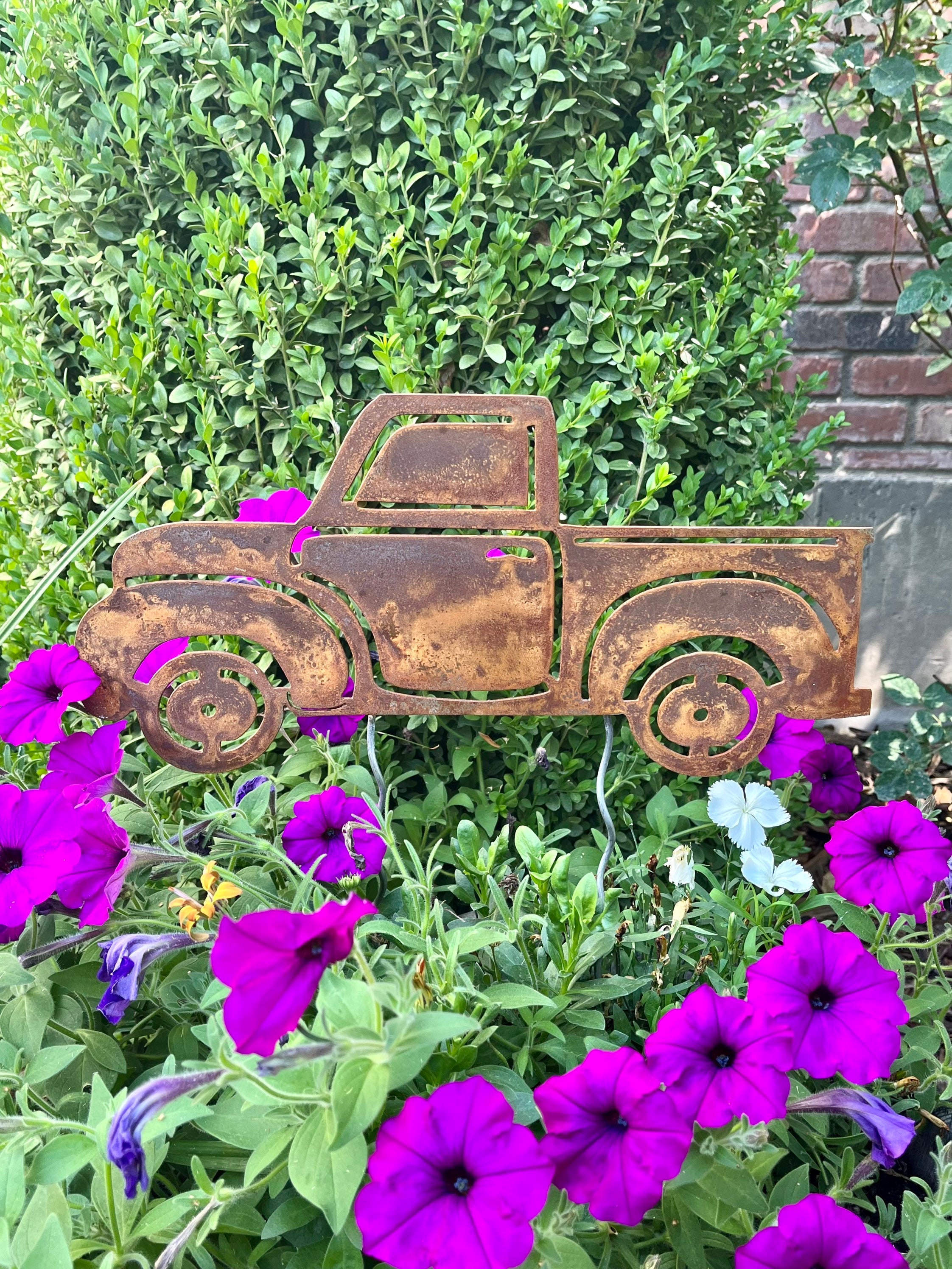 Rustic Truck Yard Art Farm Pickup Truck Classic Truck - Etsy