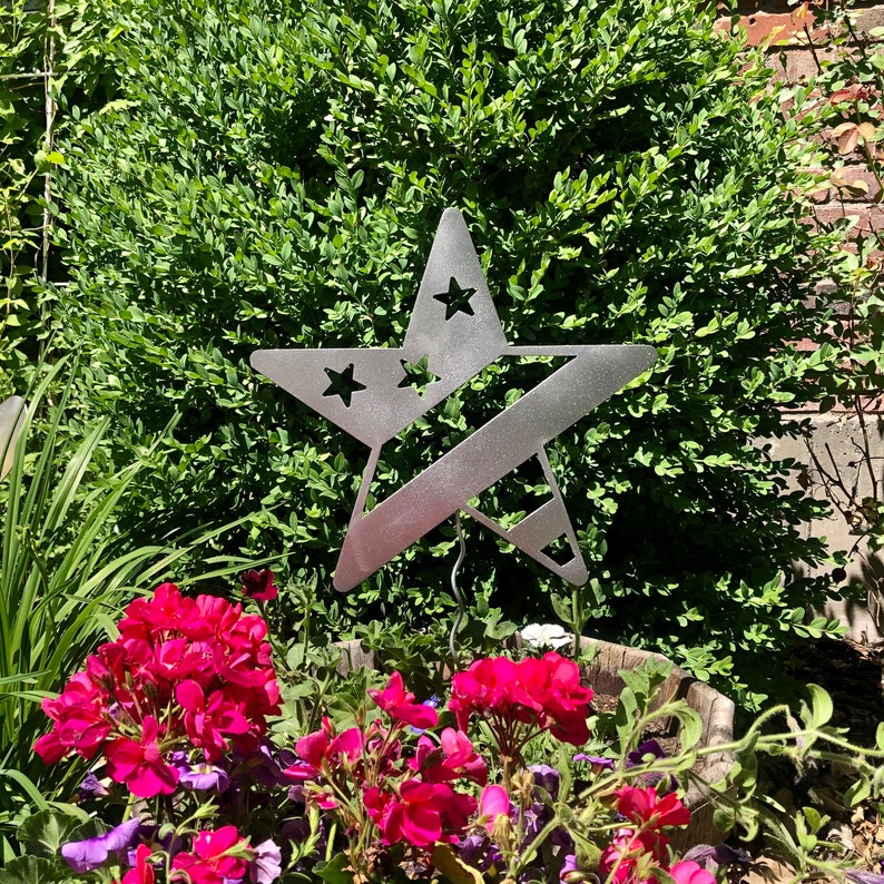 Patriotic Star Yard Art - Etsy