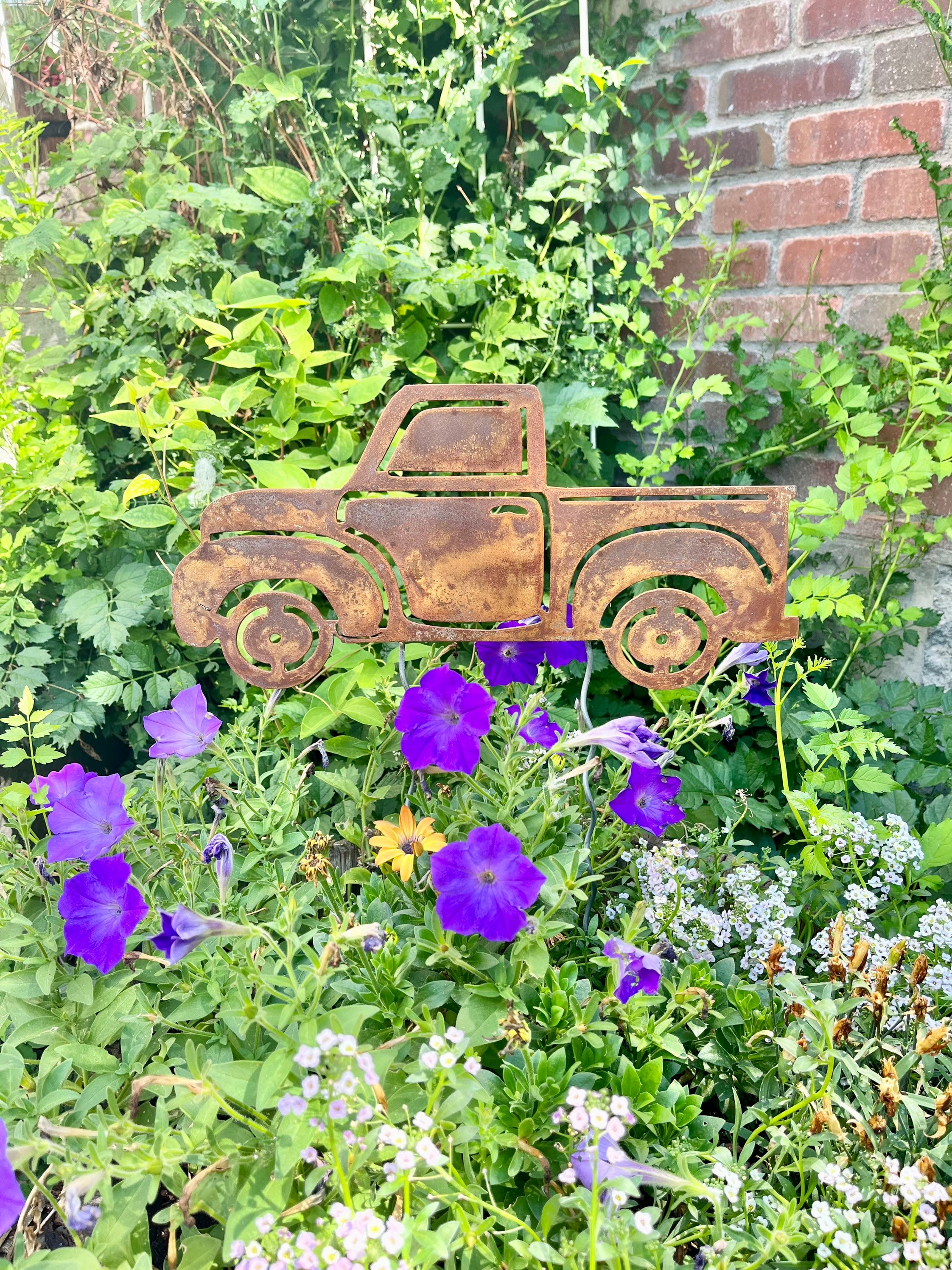 Rustic Truck Yard Art Farm Pickup Truck Classic Truck - Etsy