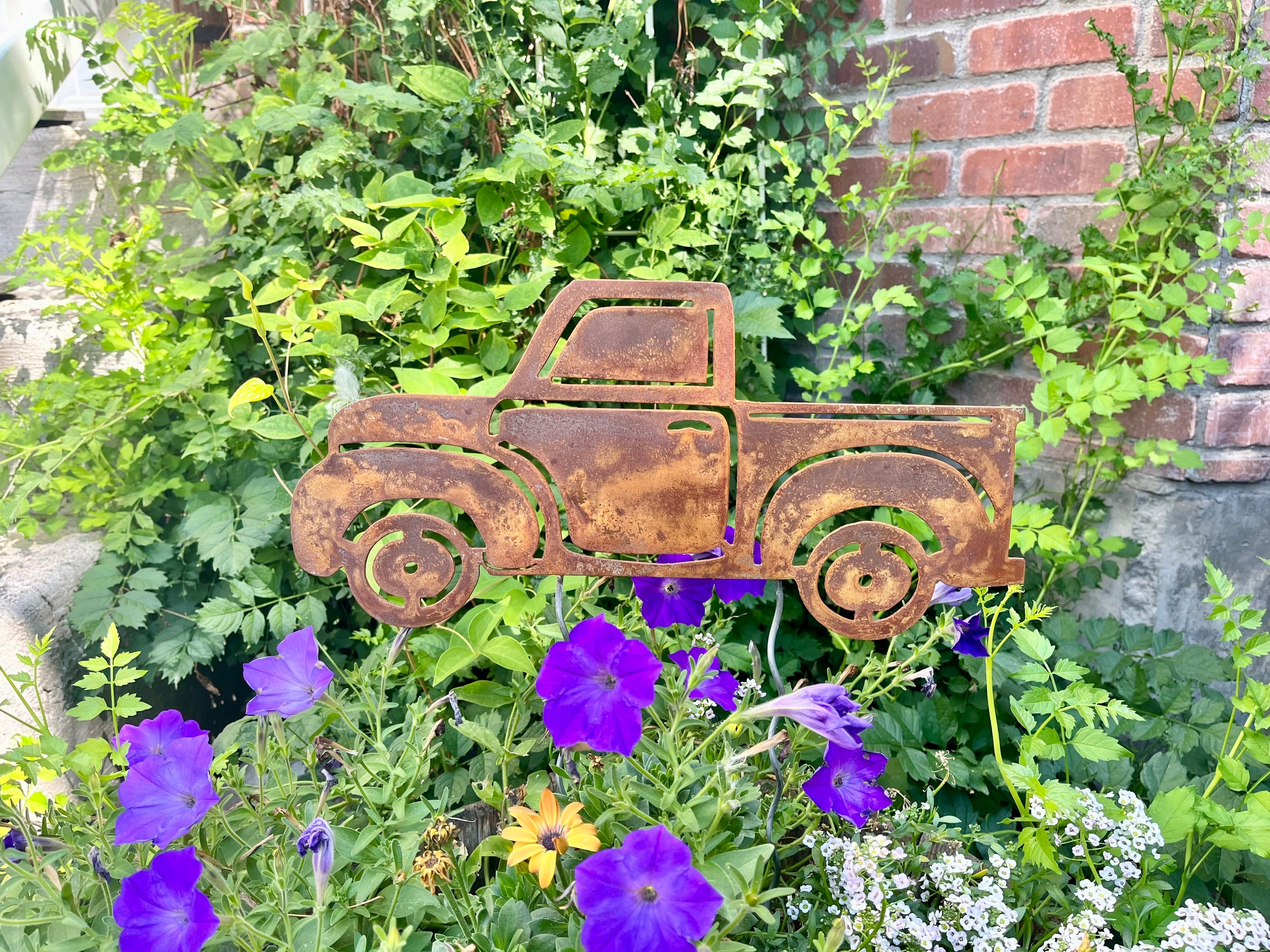Rustic Truck Yard Art Farm Pickup Truck Classic Truck - Etsy