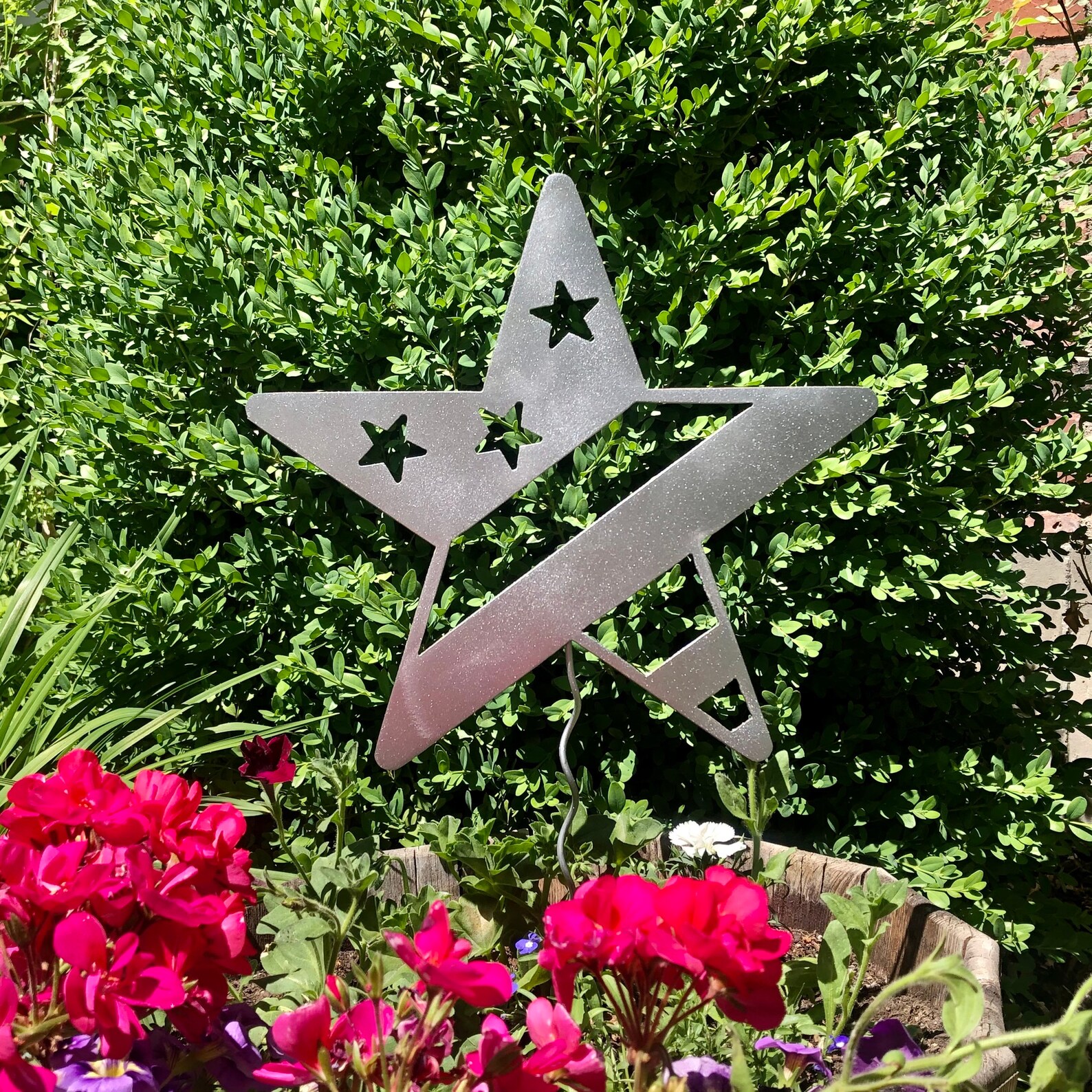 Patriotic Star Yard Art - Etsy