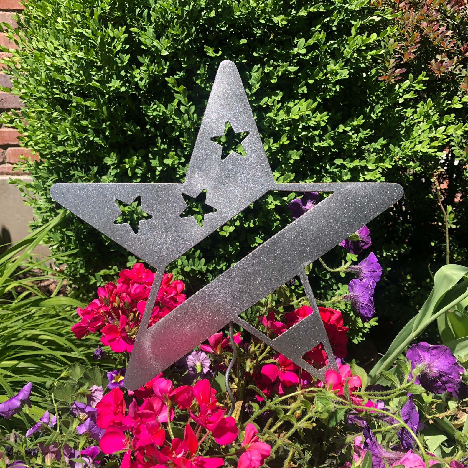 Patriotic Star Yard Art - Etsy