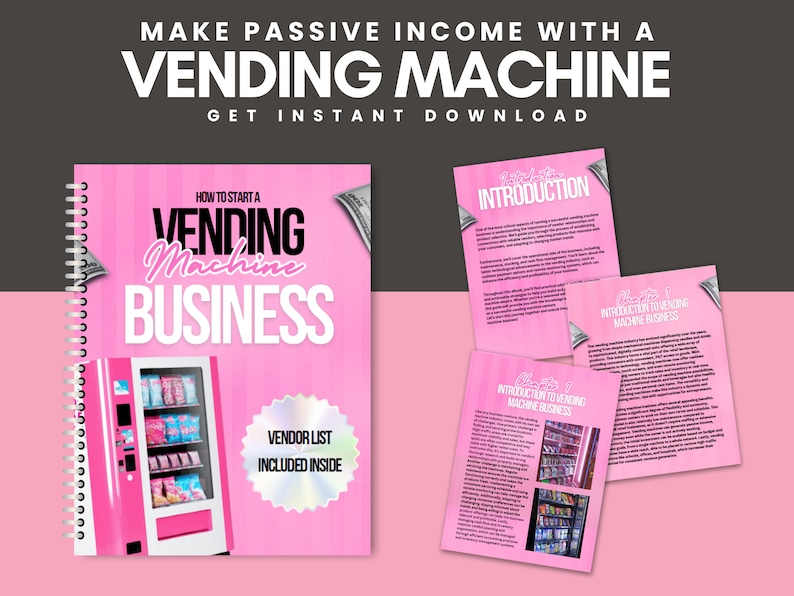 Vending Machine Business for Beginners: Planning, Sourcing, Acquiring ...