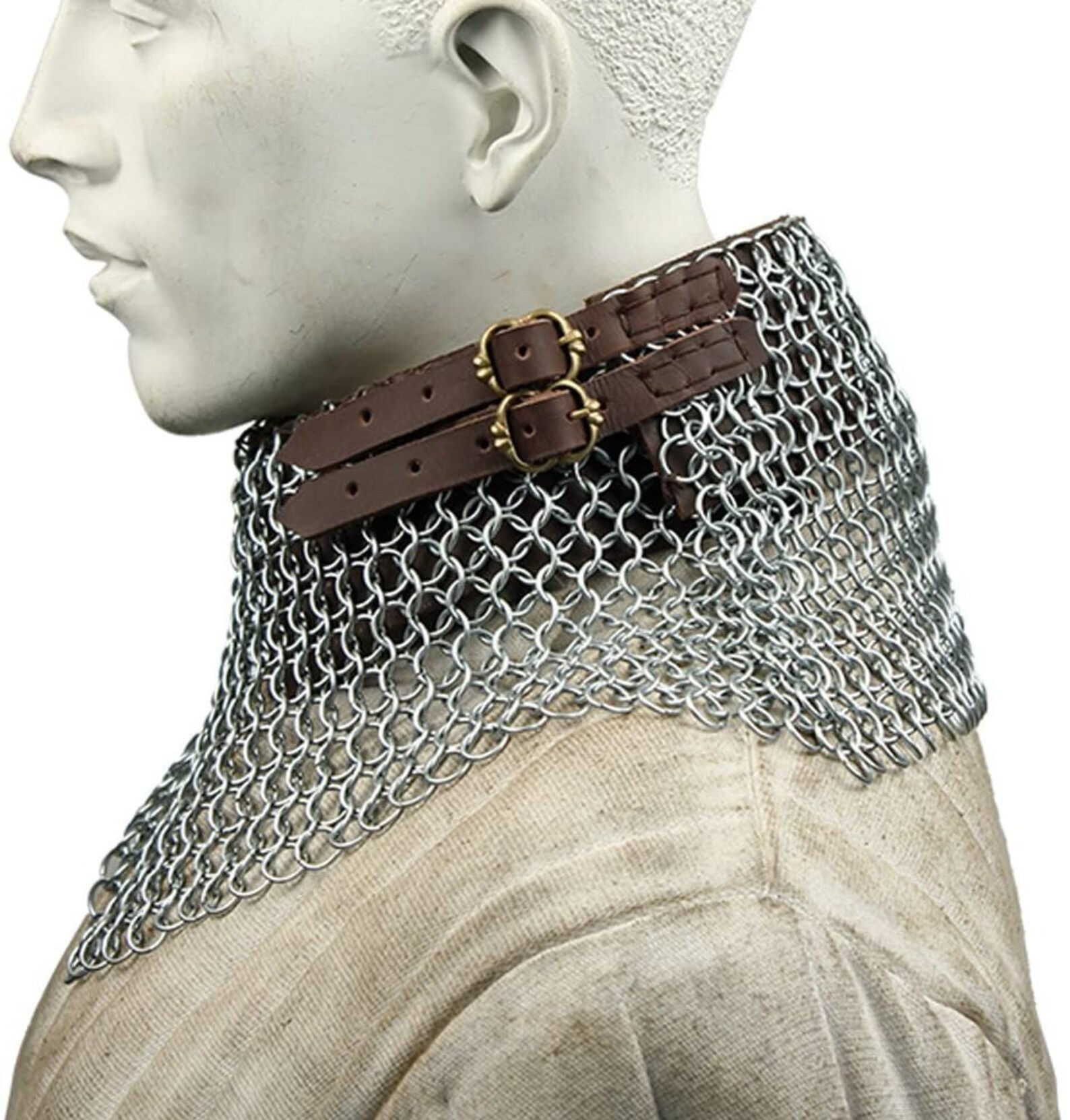 Multishopworldwide Chainmail Collar Armor | Etsy
