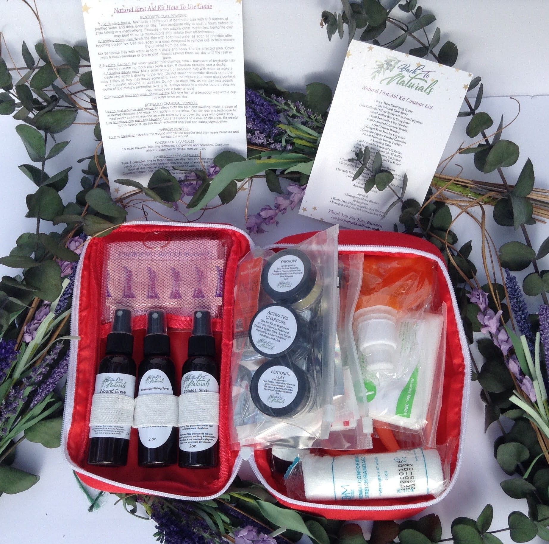Natural Herbal First-aid Kit, Wilderness First Aid, Camping, Hiking ...