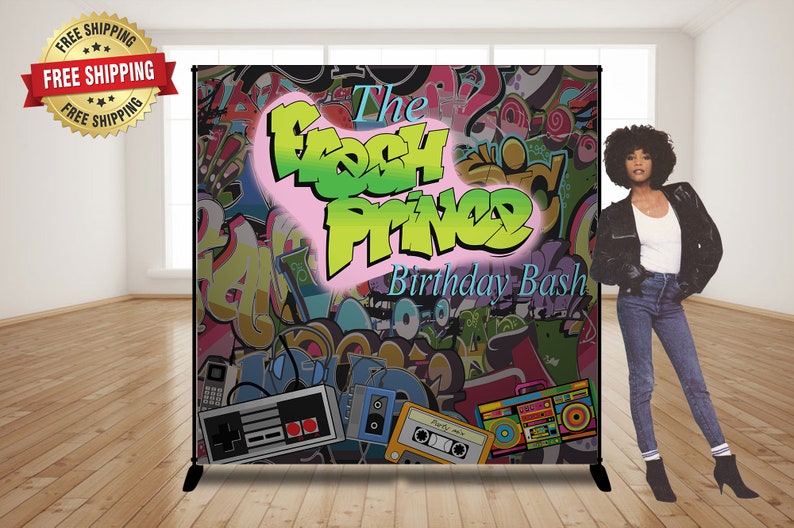 Fresh Prince Birthday Backdrop Personalized Step & Repeat - Etsy