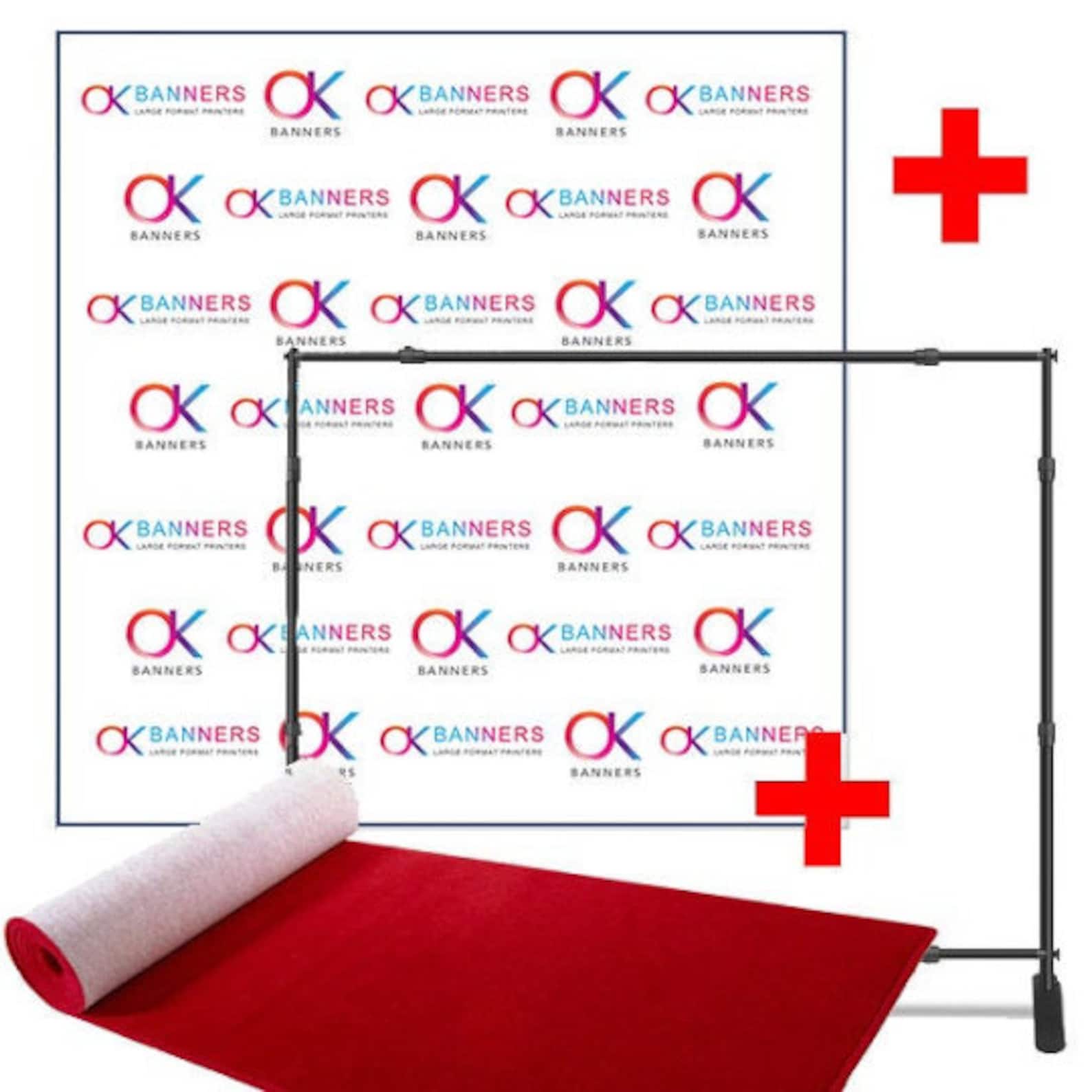 Custom Logo Backdrop Banner, Step and Repeat Business Event Backdrop ...