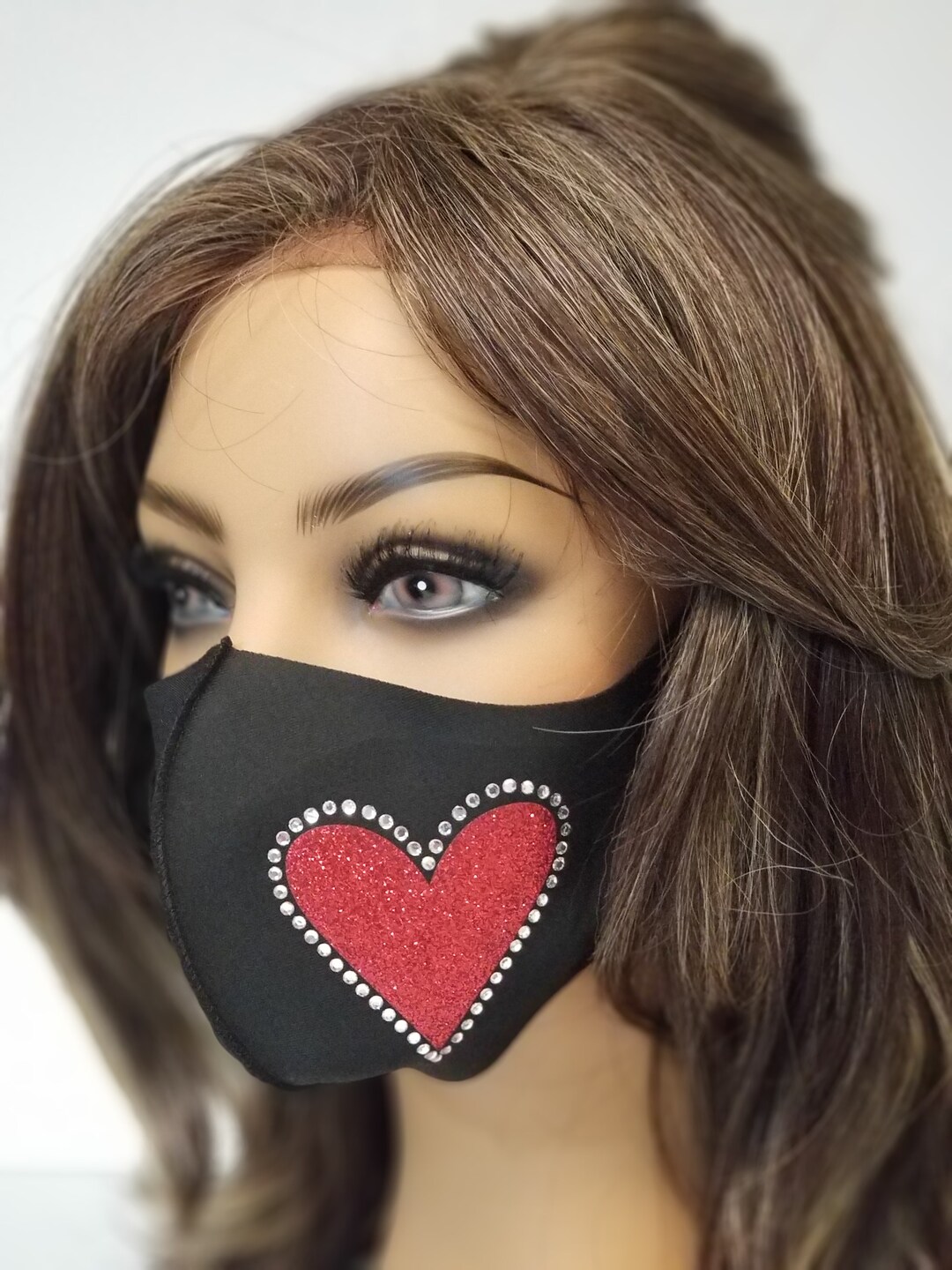 Rhinestone Red Heart Love 50 Other Designs Made in USA Comfortable ...