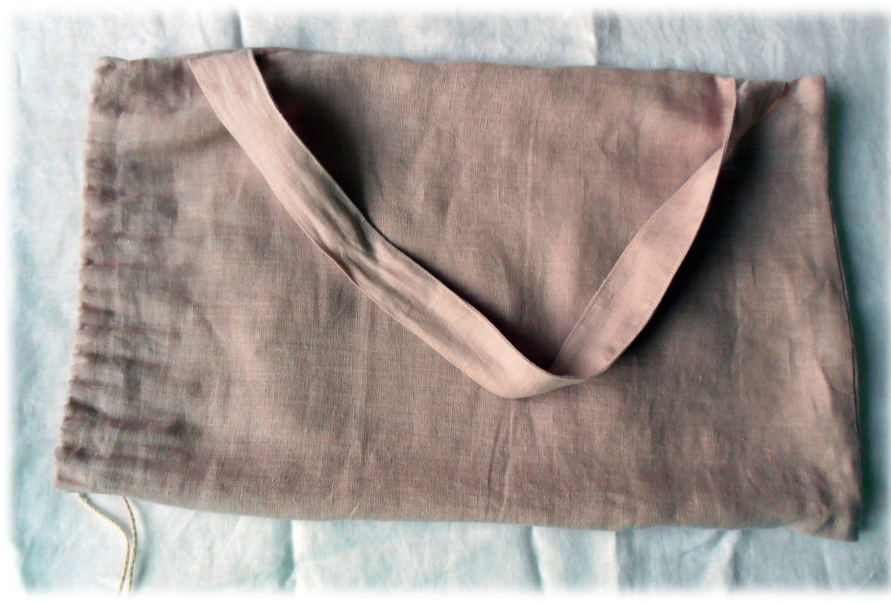 Linen bag / Linen Dusty Pink laundry bag / Eco bag / Linen | Etsy