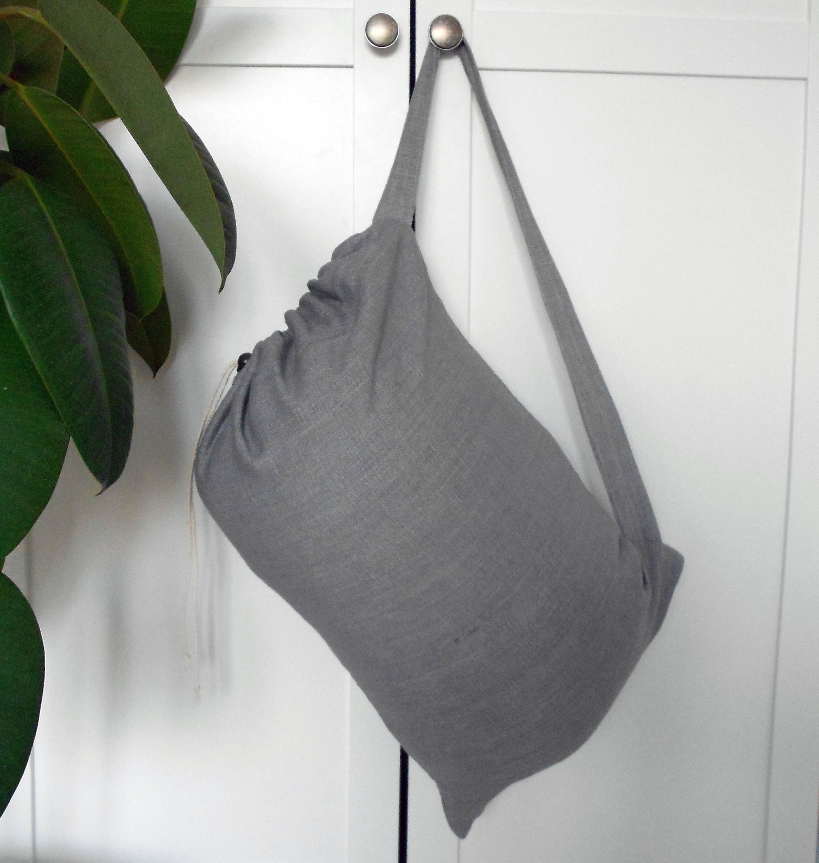 Linen Bag / Linen Laundry Bag / Eco Bag / Linen Drawstring Bag | Etsy