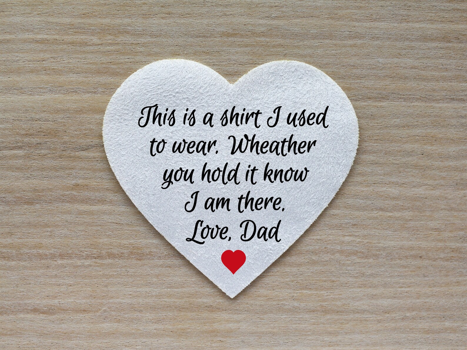 In Memory of Dad Memory Pillow Patch Loss of Father Iron on - Etsy