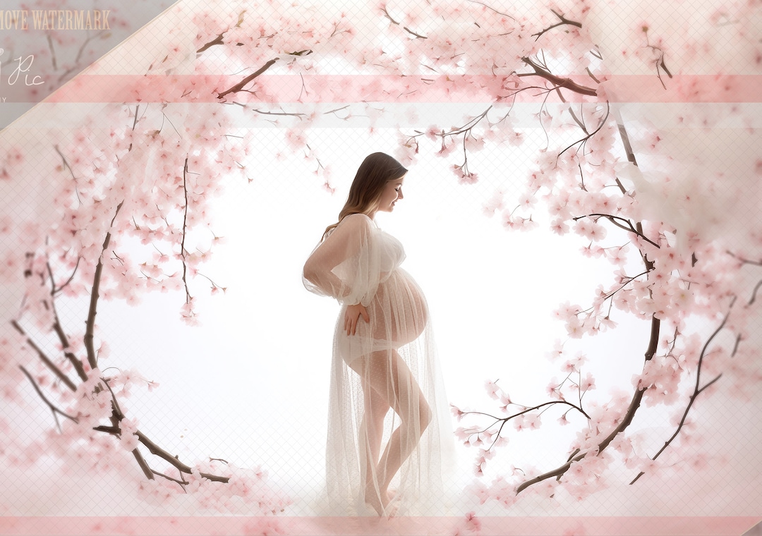 Set of 11 Maternity, Child, Backlit Window Digital Backgrounds ...