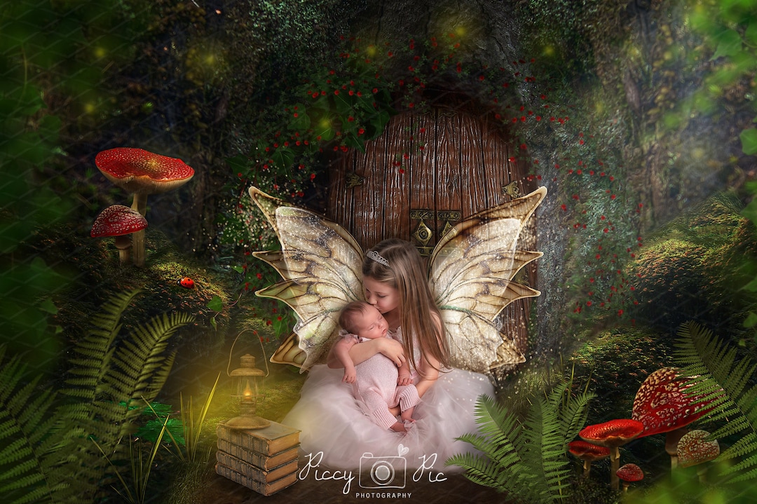 Fairy Digital Background, Fairy Backdrop, Fairy Newborn Background ...