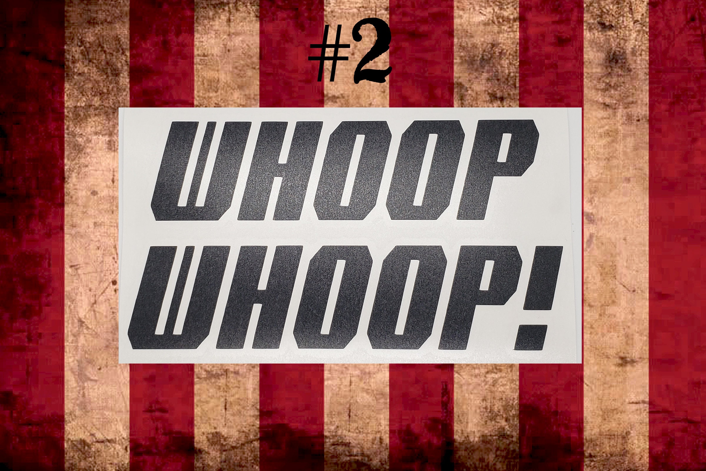 WHOOP WHOOP Vinyl Decal Choose Font Size/color Juggalo | Etsy