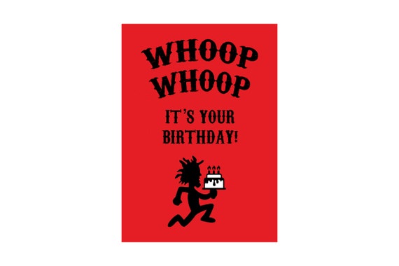 Whoop Whoop It's your Birthday 5X7 Greeting Card ll Insane | Etsy