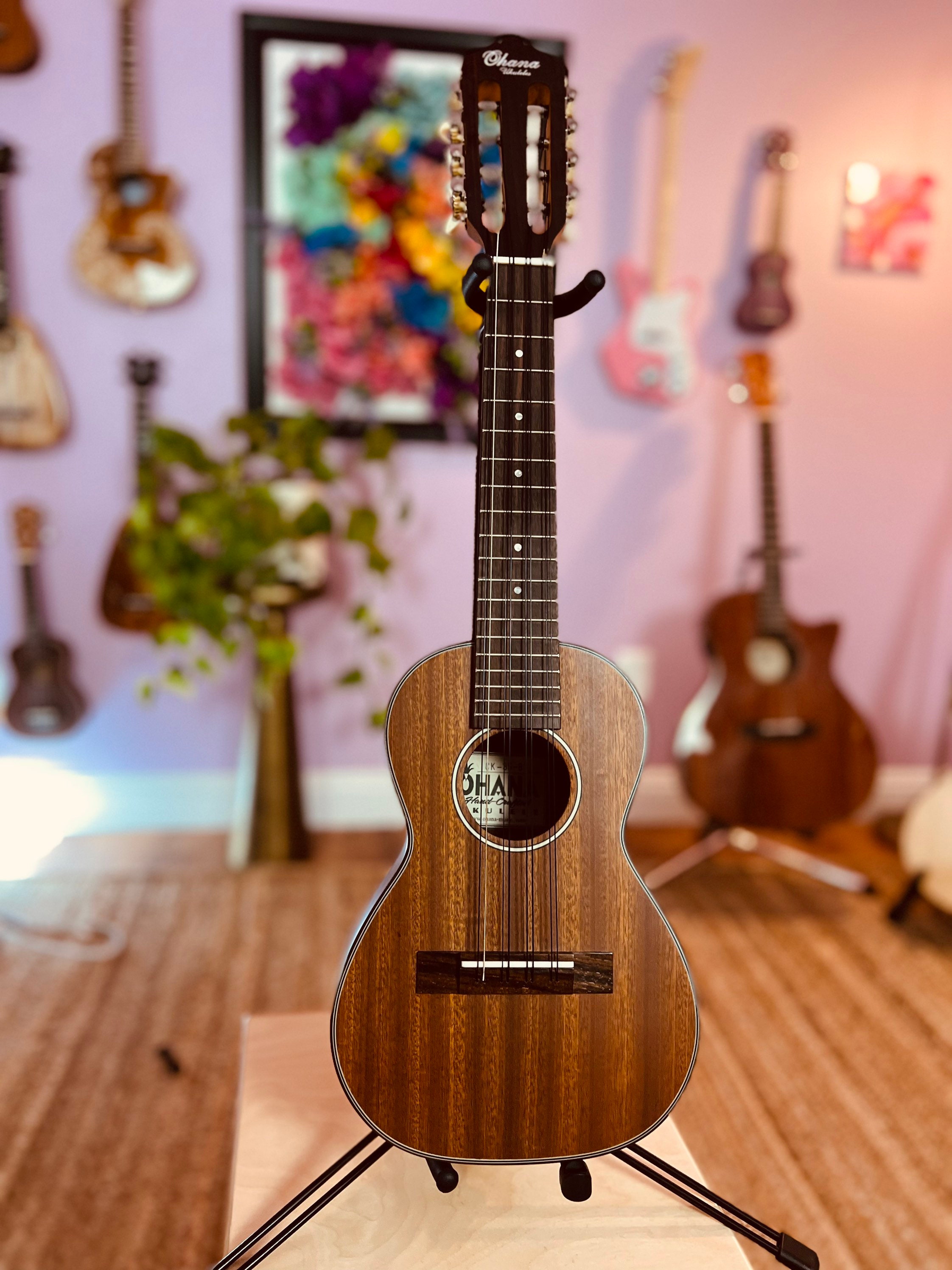 The Perfect 8 - Ohana Ukuleles Eight String Ukulele BUNDLE & FREE shipping