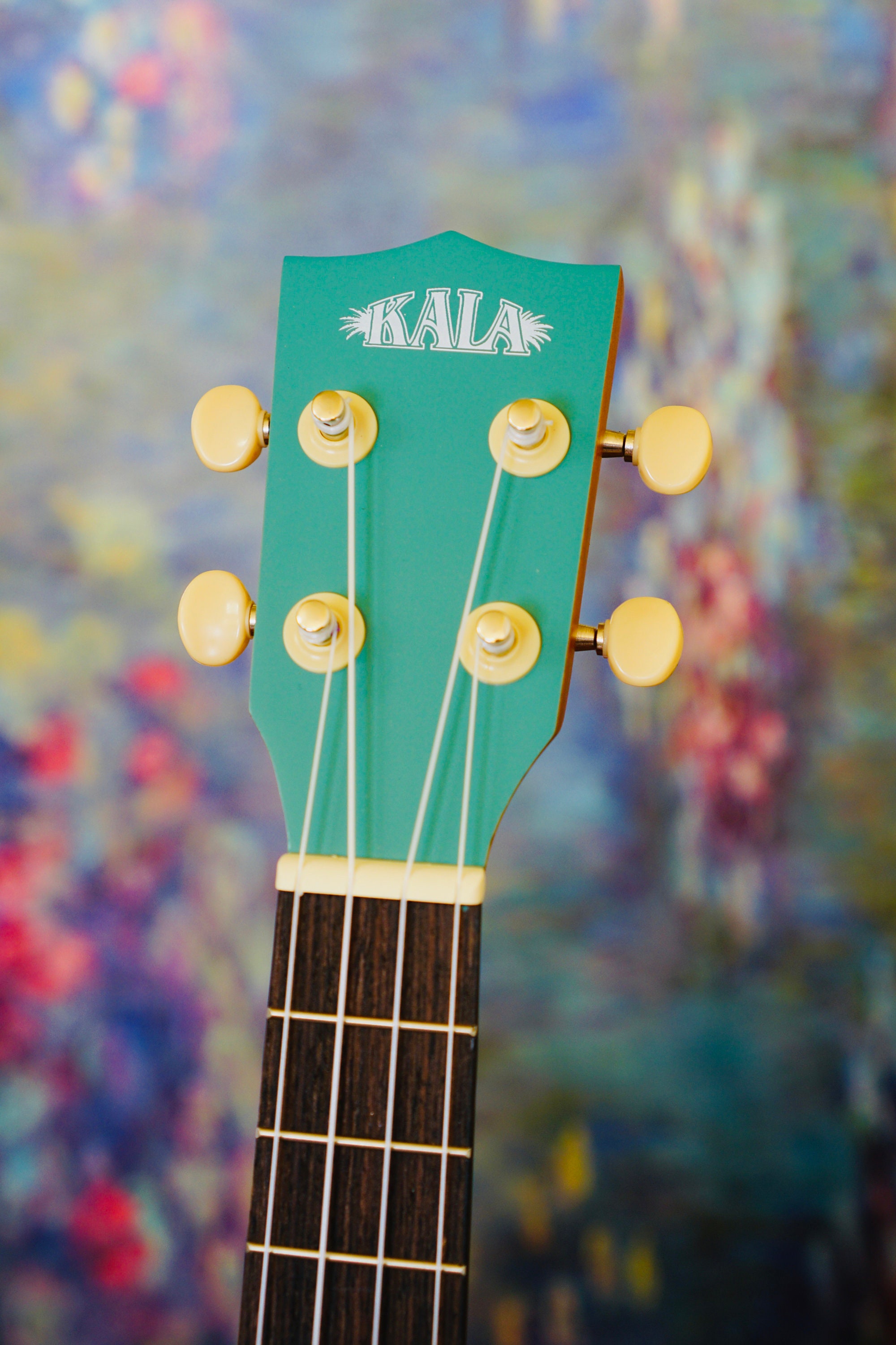 Turquoise Kala Vintage Surf Series Concert Ukulele