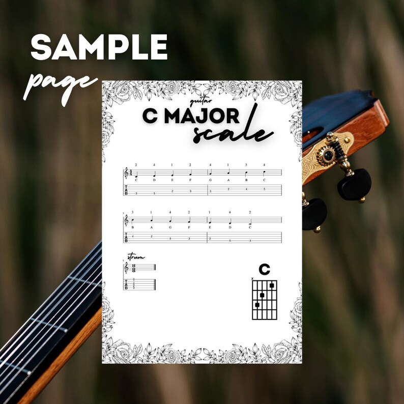 All Major Scales for Guitar PDF Instant Download - Etsy