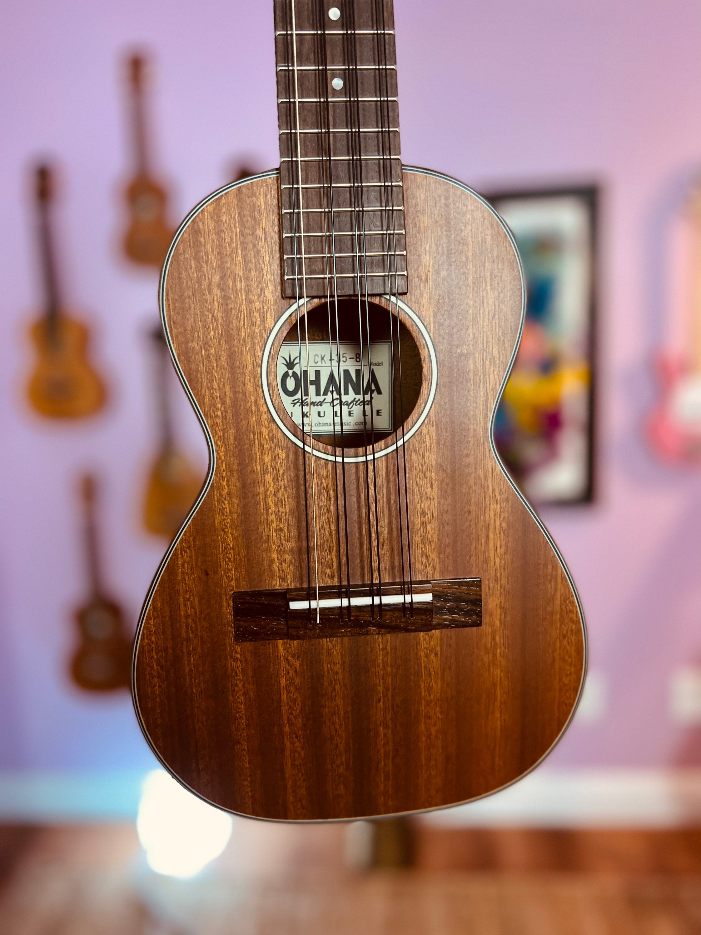 The Perfect 8 - Ohana Ukuleles Eight String Ukulele BUNDLE & FREE shipping