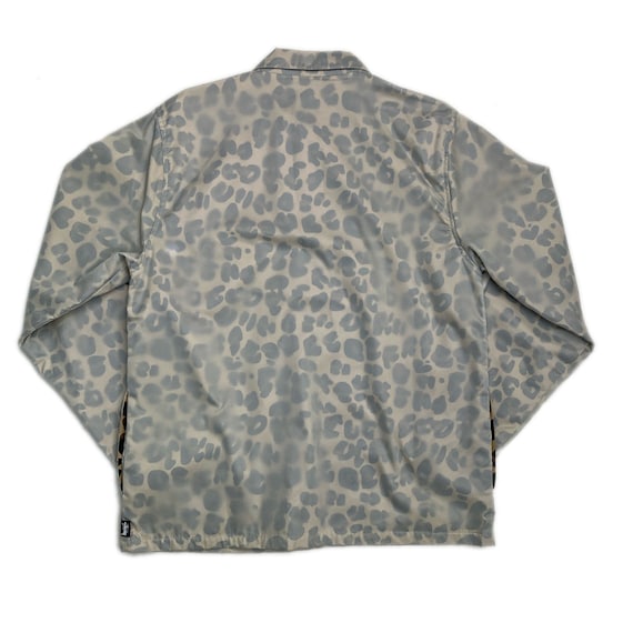 Rare Stussy Nylon Leopard Print Coach Jacket - Etsy Rare Stussy Nylon Leopard Print Coach Jacket - Etsy