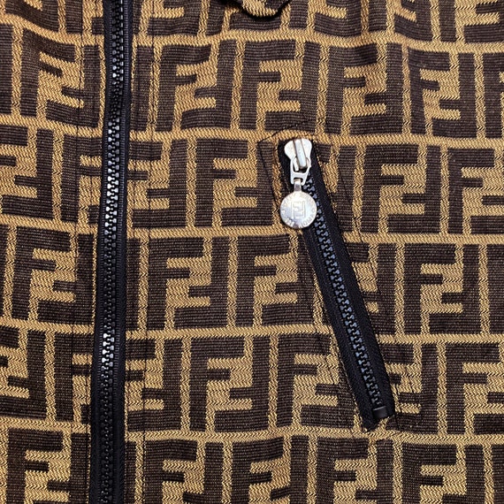 Vintage Fendi Zucca Reversible Coach Jacket | 90s - Gem