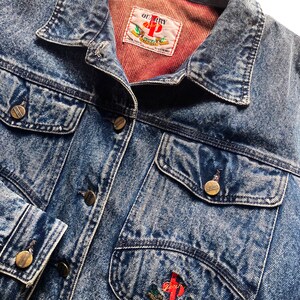 Vintage JP Quarry Cropped Denim Jacket | 90s - Etsy