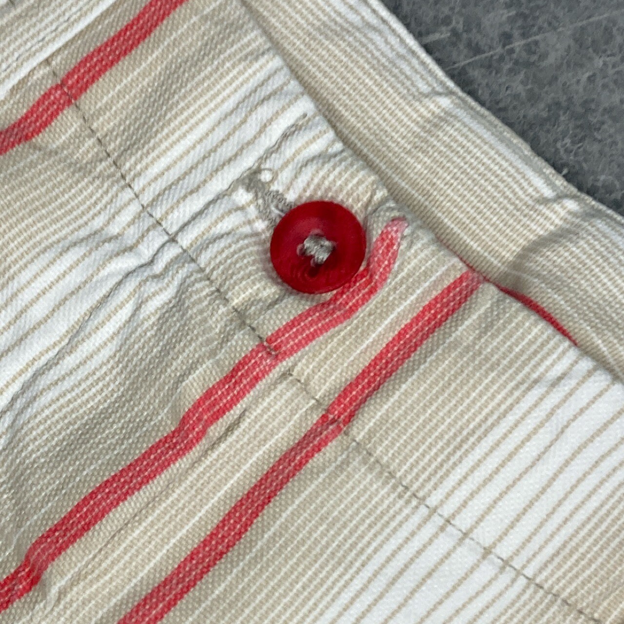 Vintage Murphy and Nye Cream and Red Striped Capri Trousers 00s - Etsy