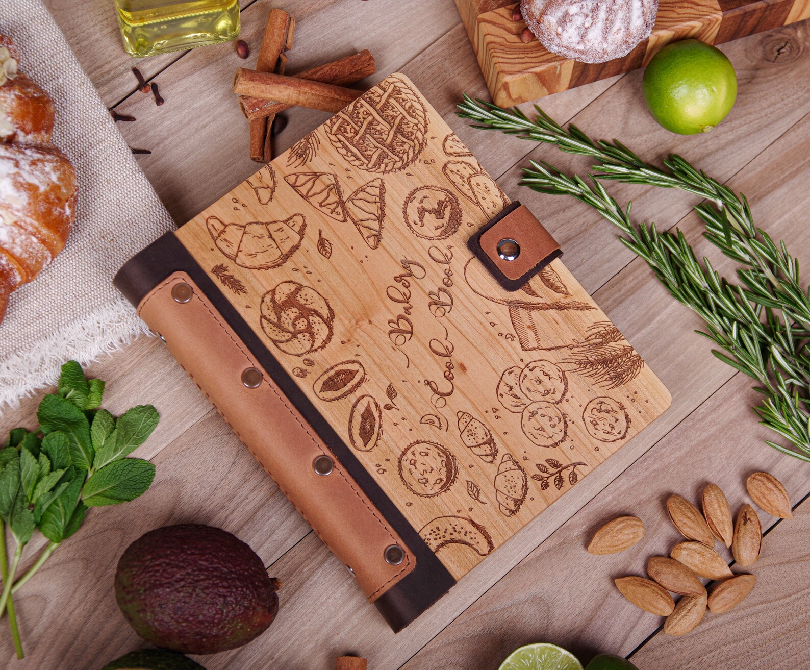 Custom Cook Book Bakery Recipe Book Binder Mothers Day Gift - Etsy