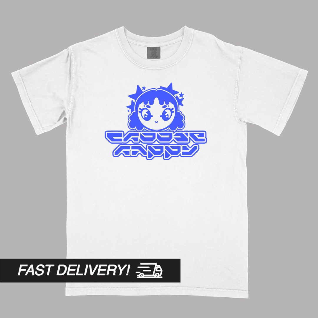 Choose Happy Y2k Shirt, Y2k Top, Harajuku Goth Punk T-shirt,alternative ...