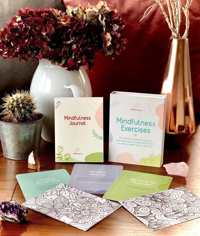 Mindfulness Exercise Cards - Etsy
