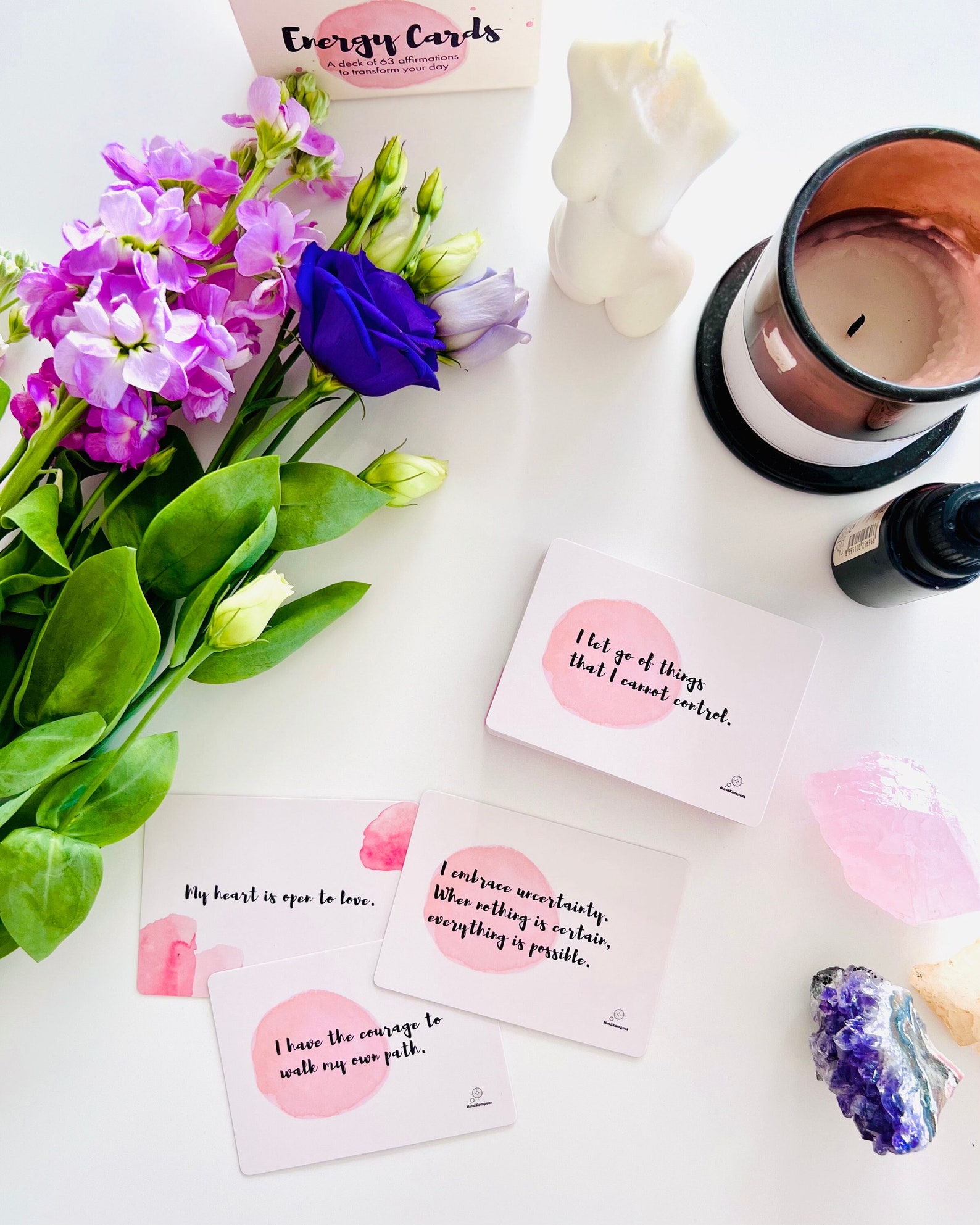 Energy Cards Daily Positive Affirmation and Confidence Cards - Etsy UK